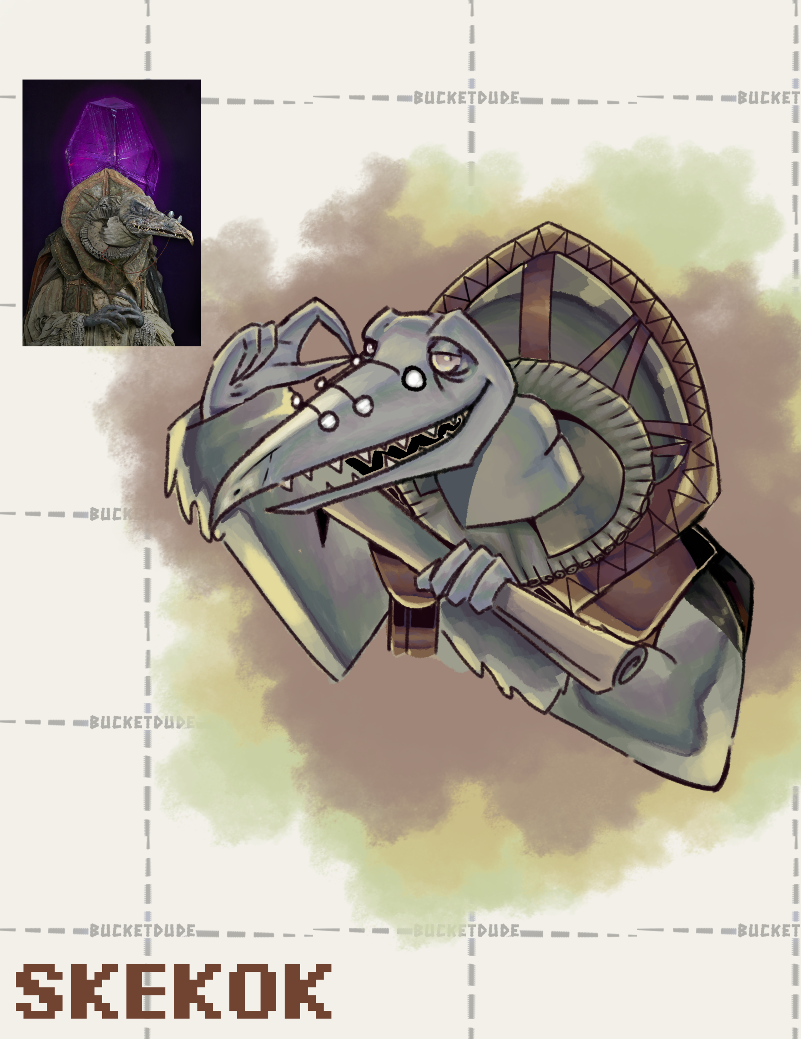 SKEKOK the ScRoLl KeEpEr - ibisPaint