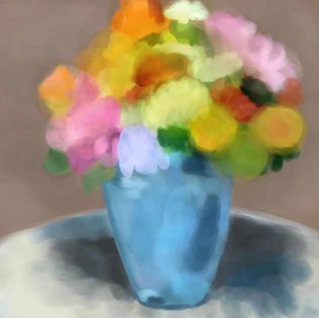 One brush challenge - ibisPaint