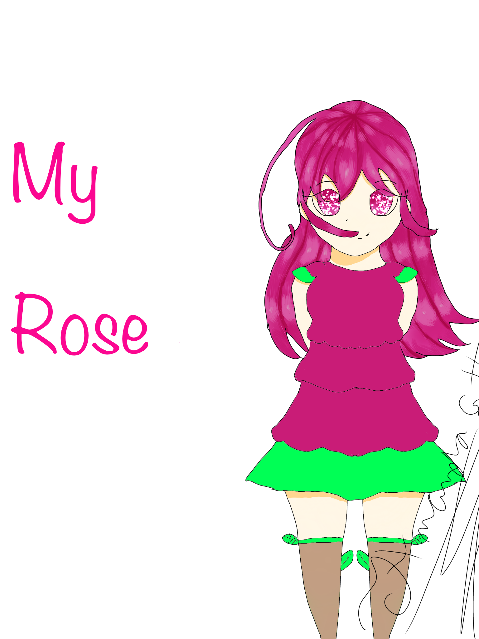 My rose(Second time using tutorial ) - ibisPaint