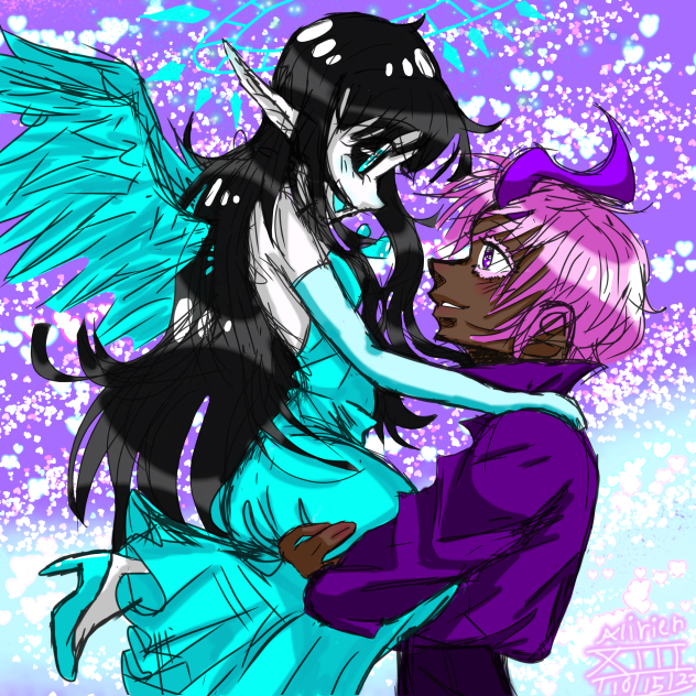alice and Xavier - ibisPaint