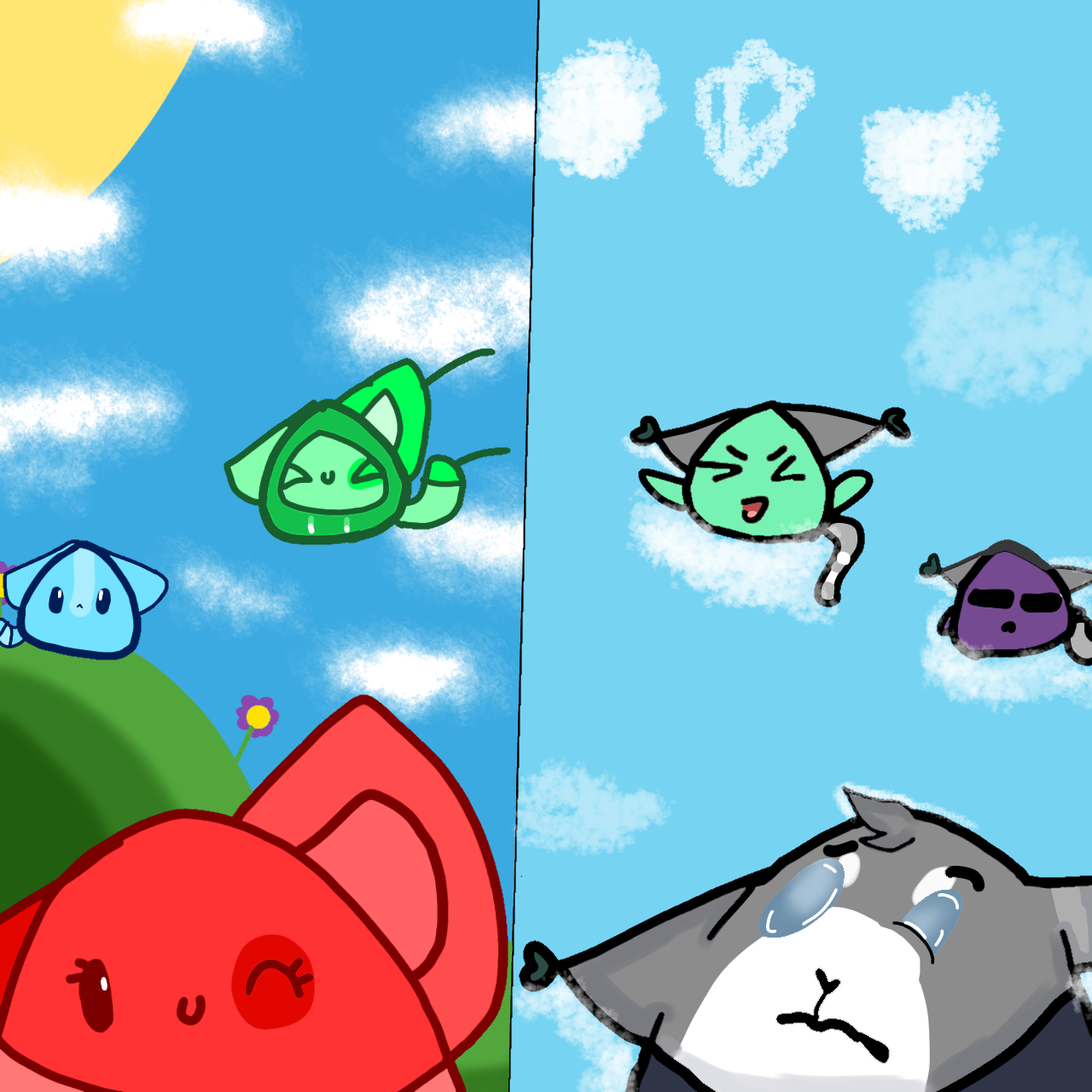 A Slime collab - ibisPaint