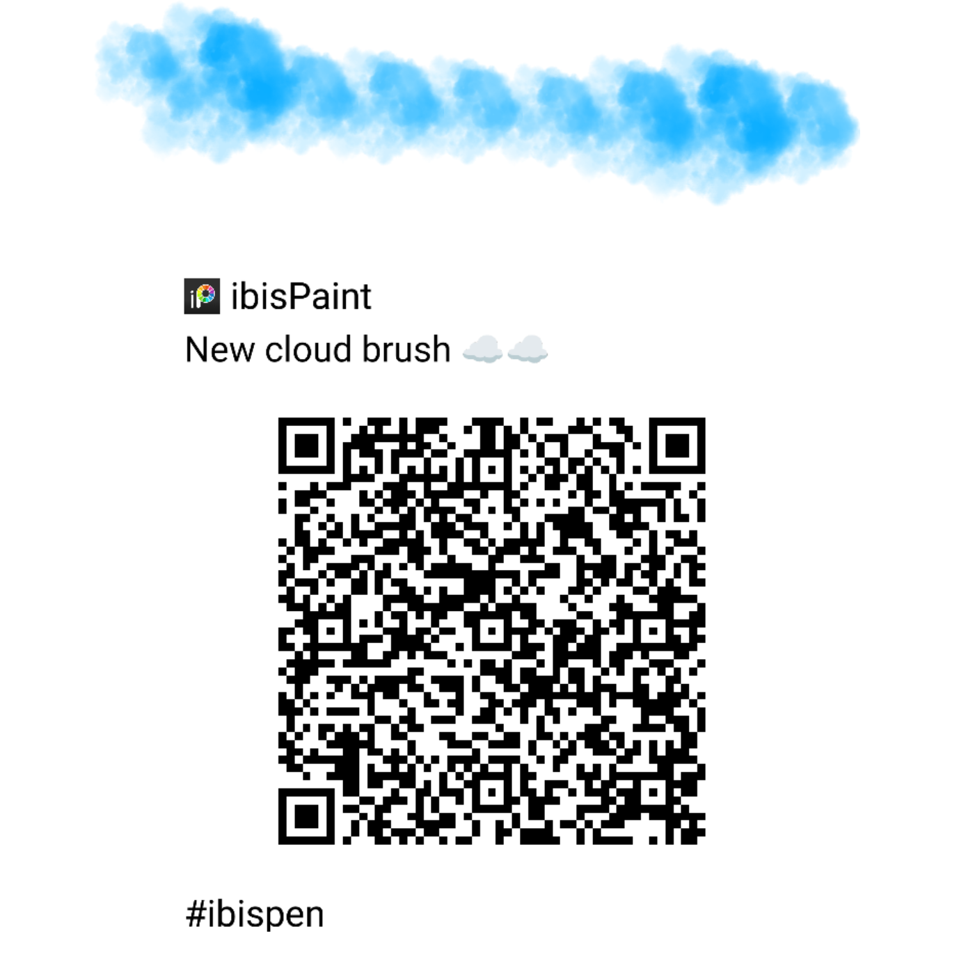 New cloud brush ☁☁ - ibisPaint