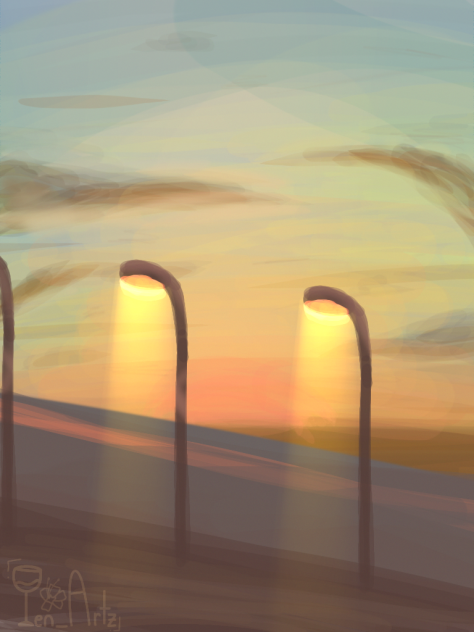 Highway `.🌆°」~ - ibisPaint