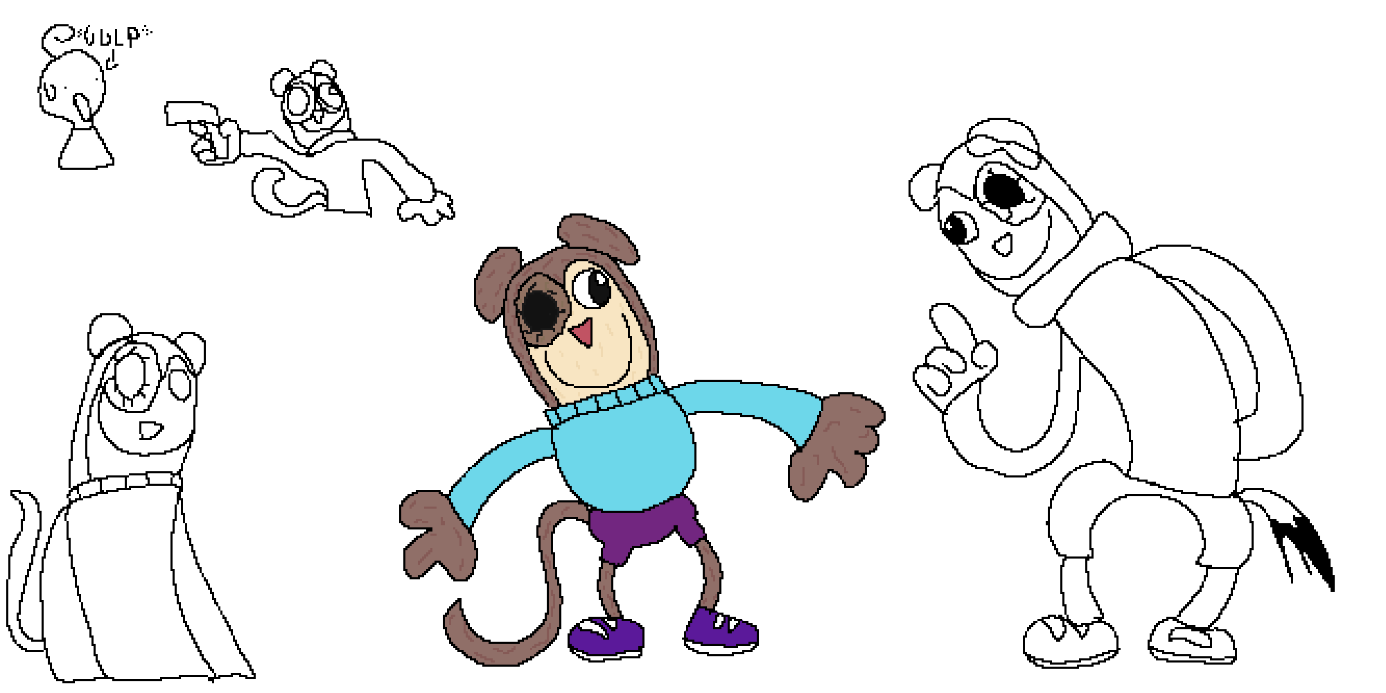 Goofy Jimmy drawings - ibisPaint