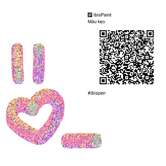 Candy color-QR brush code - ibisPaint