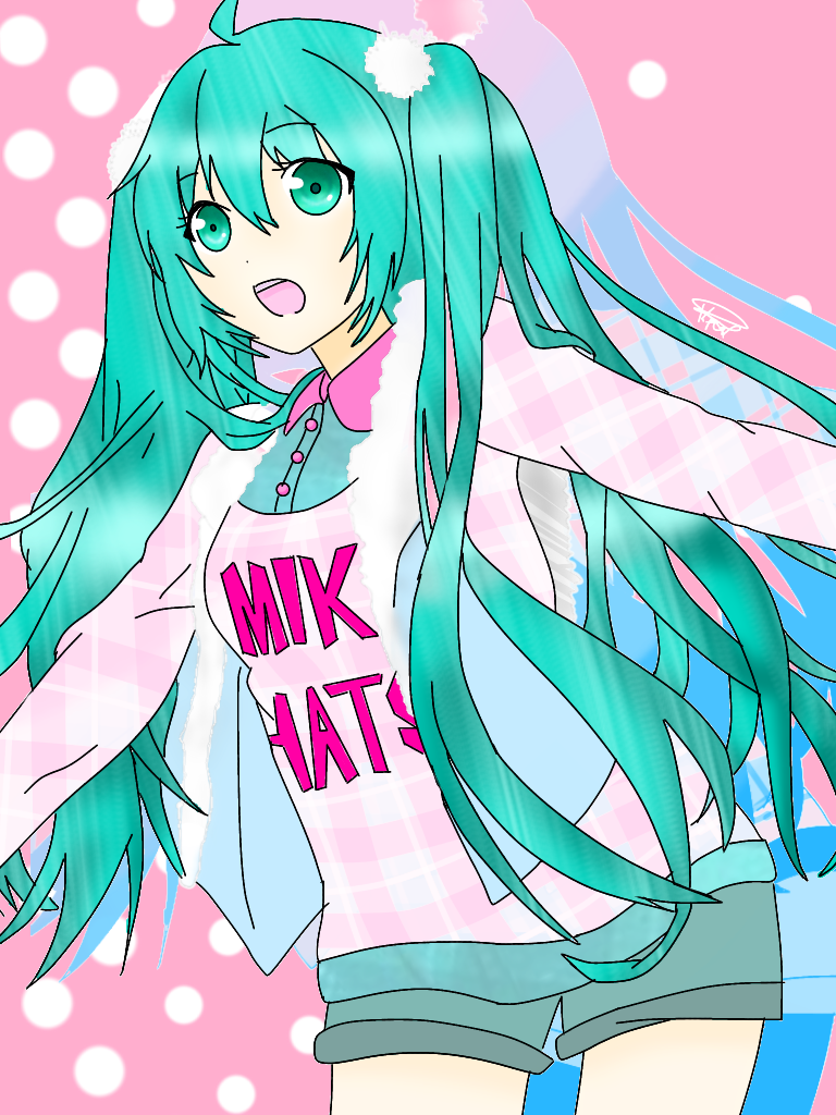 winter miku - ibisPaint