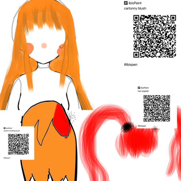 My first brushes - ibisPaint