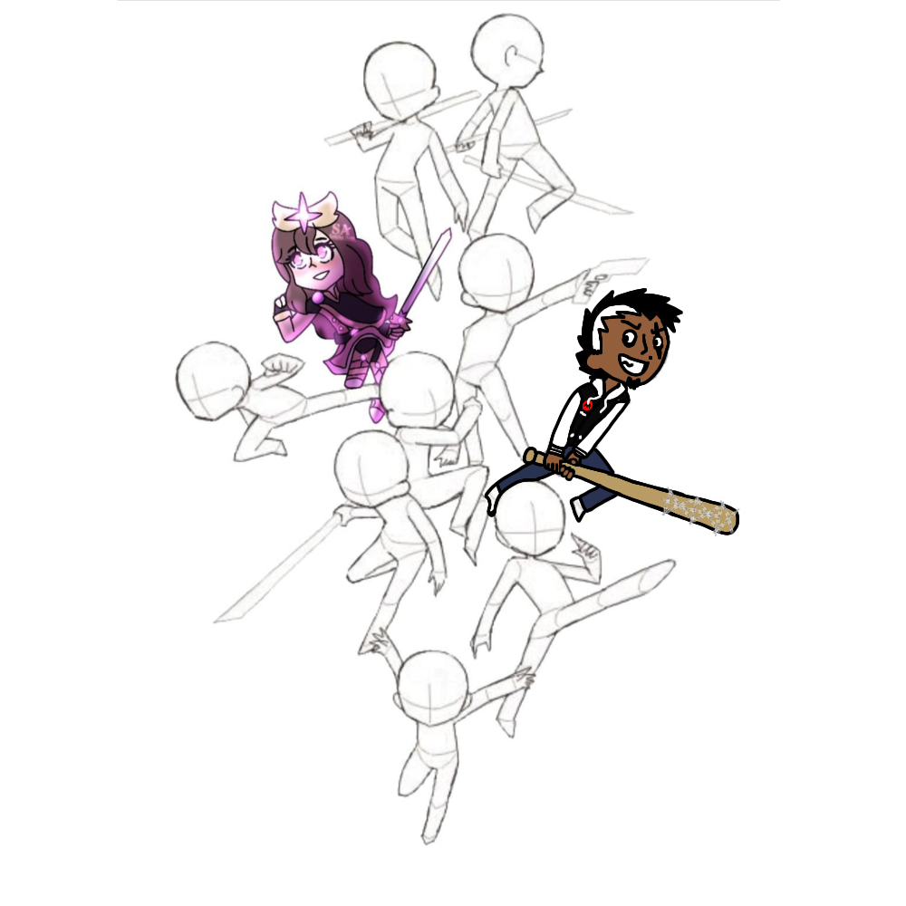 Heroes collab - ibisPaint