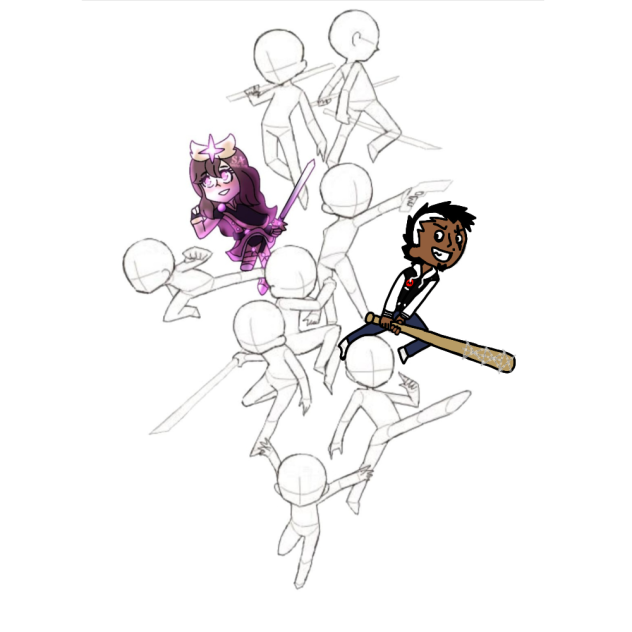 Heroes collab - ibisPaint