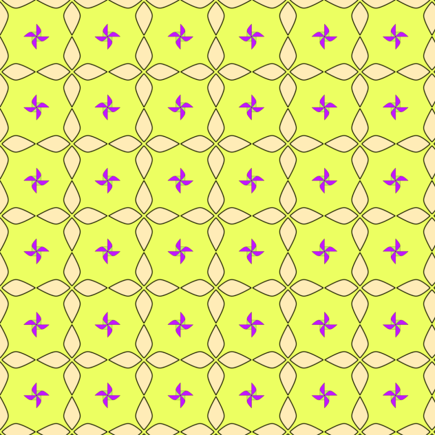 Summer Pattern - Yellow - ibisPaint