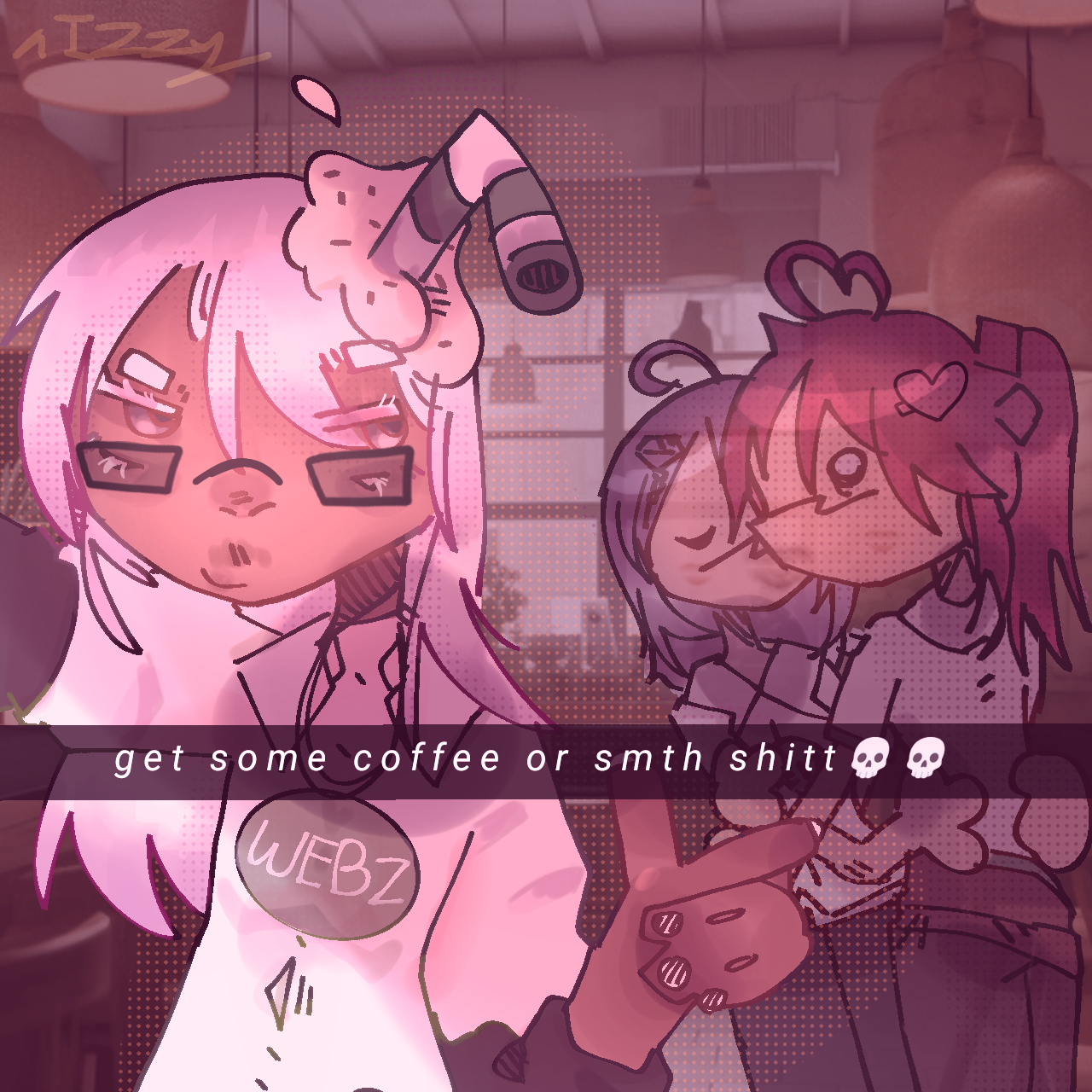 latte advertisement - ibisPaint