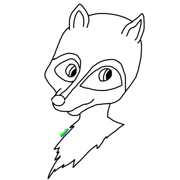 Raccoon YCH - ibisPaint