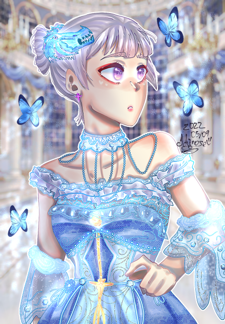 Noelle Silva in a dress ♡ - ibisPaint