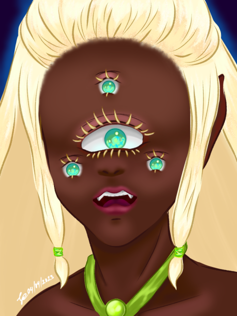 moon elf cyclops - ibisPaint