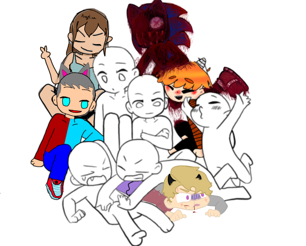 Hug pile - ibisPaint