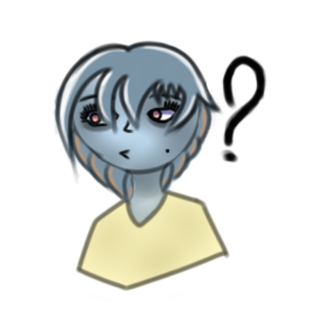 Raindrop with question mark--DESC PLEASE - ibisPaint