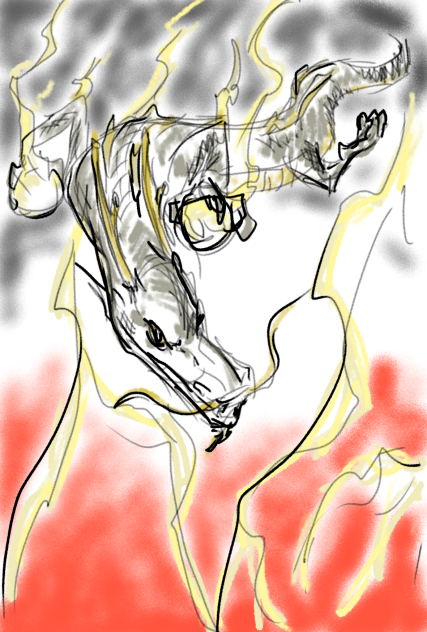 Lightning Dragon - ibisPaint