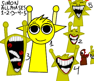 simon sprunki all phases 1-2-3-4-5 - ibisPaint