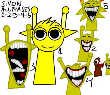 simon sprunki all phases 1-2-3-4-5 - ibisPaint