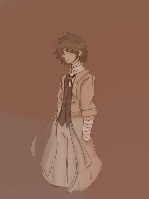 Dazai side profile - ibisPaint