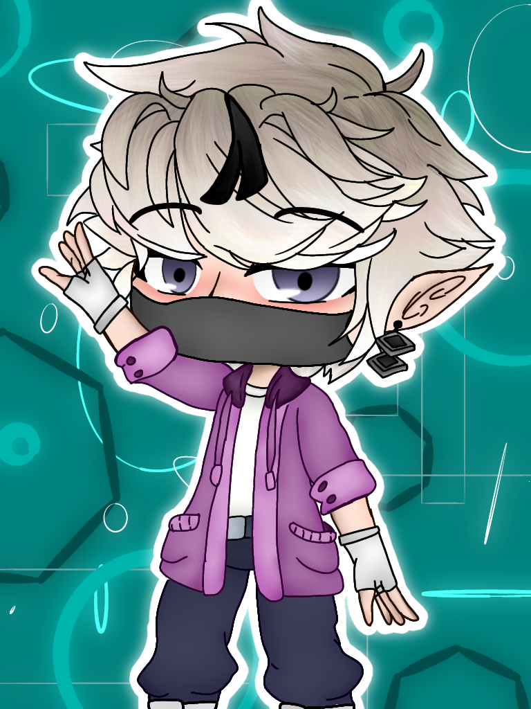 Waving at crush - ibisPaint