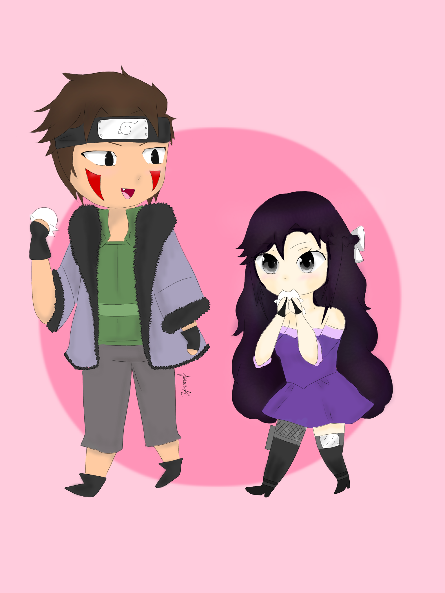 Kiba and OC - ibisPaint