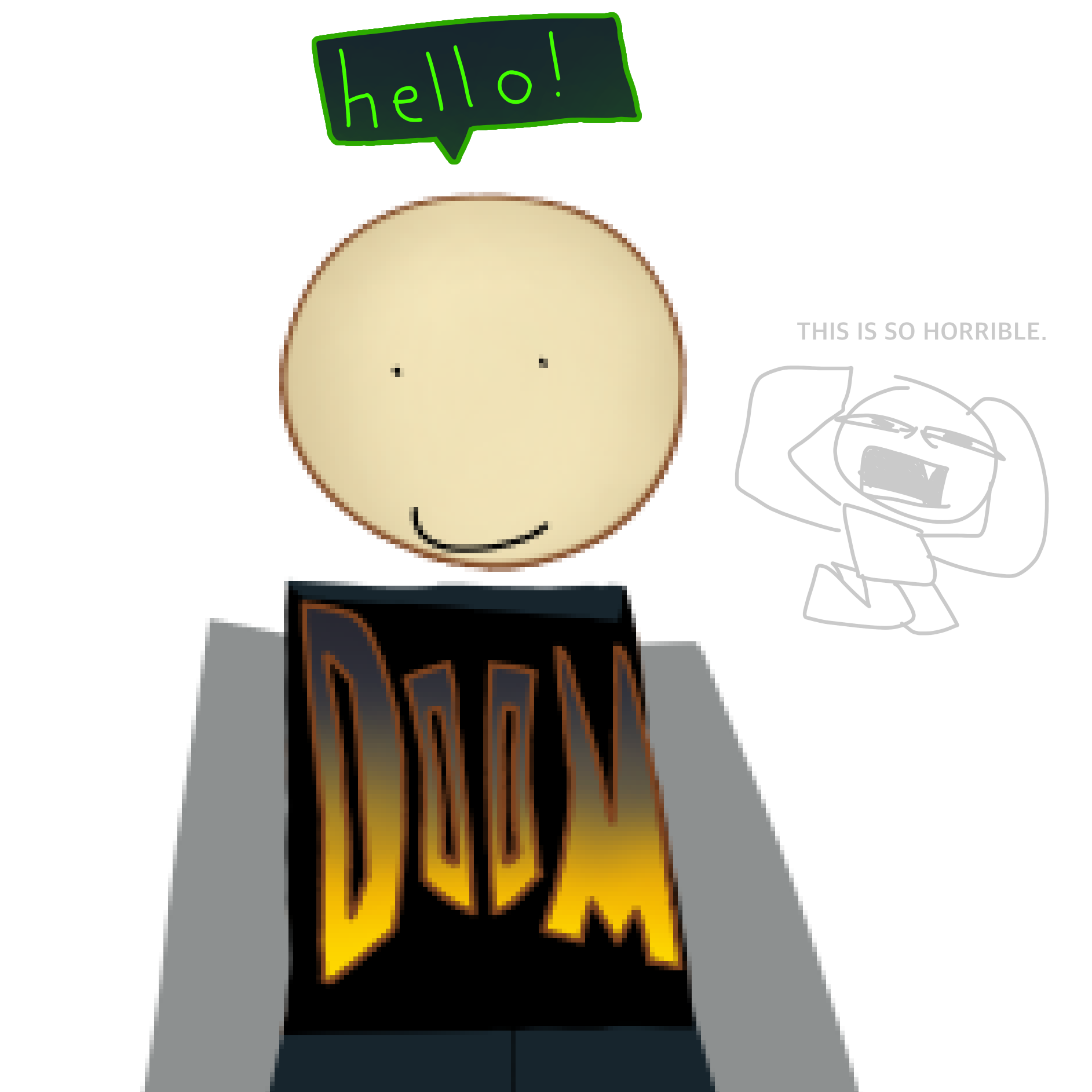 woah old doombringer drawing - ibisPaint