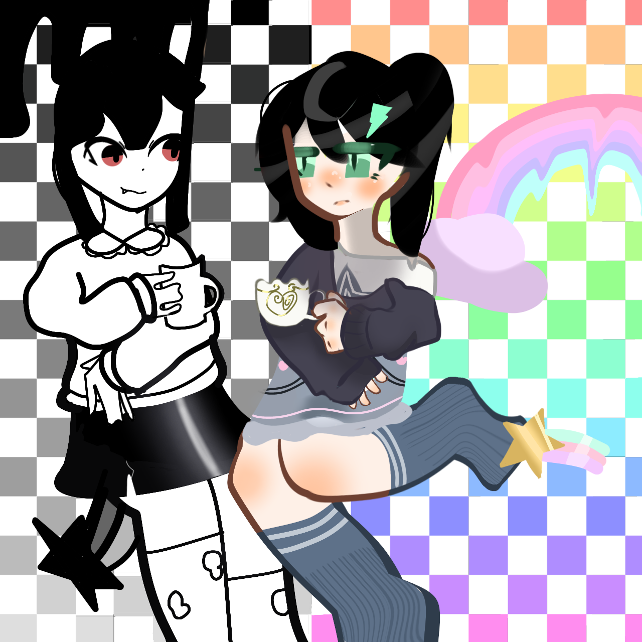 Imaginary Friend tea party! - ibisPaint