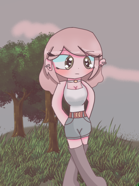 walking girl - ibisPaint