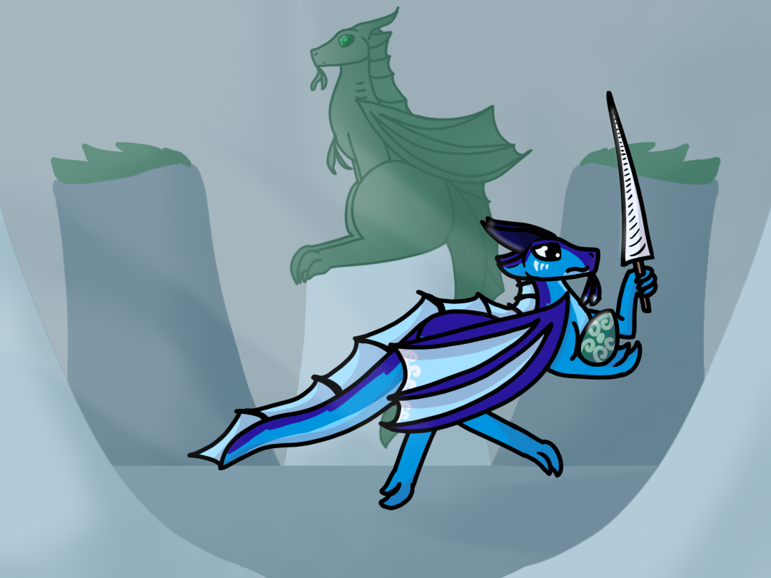 Tsunami drawing - ibisPaint