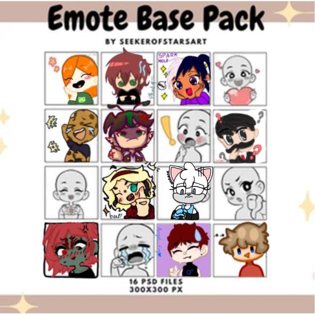 Emote Base Pack with Lucy - ibisPaint