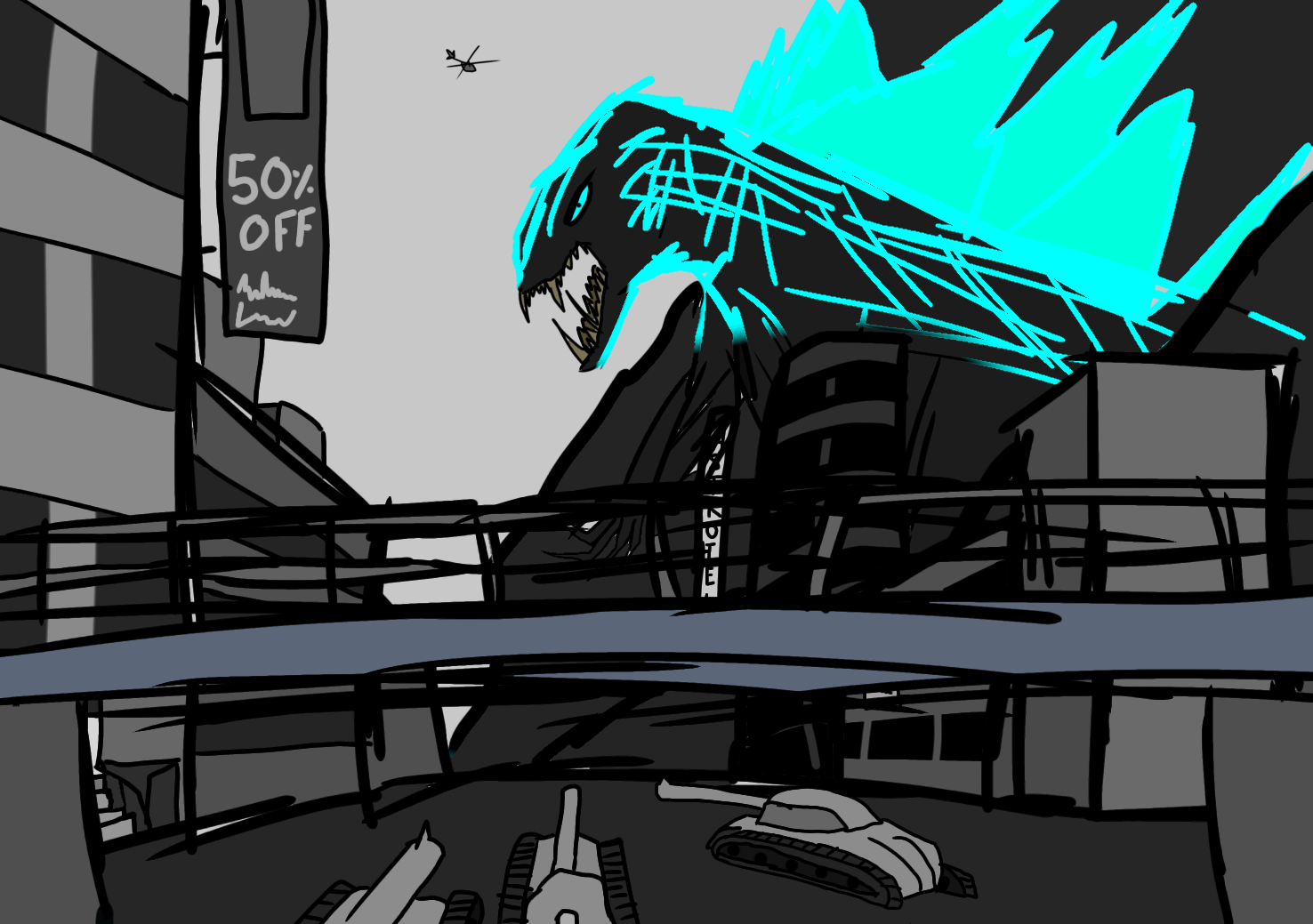 Godzilla - ibisPaint