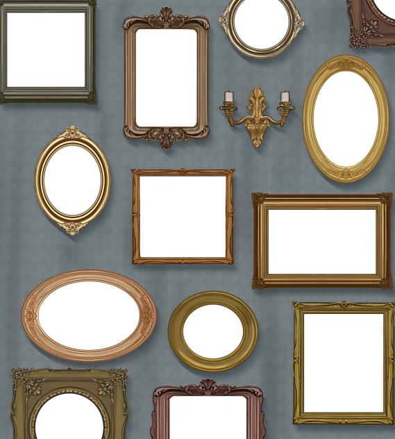 Vintage gallery wall - ibisPaint