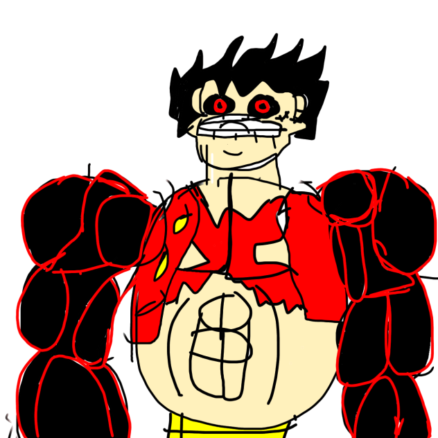 luffy gear 4 - ibisPaint