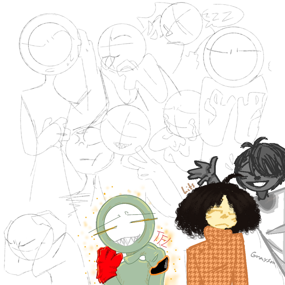 My AvM characters (Lits & Grayson) - ibisPaint