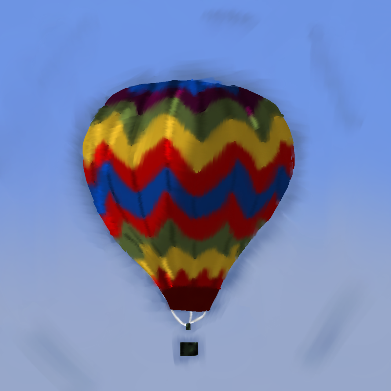 Hot air balloon 🎈 - ibisPaint