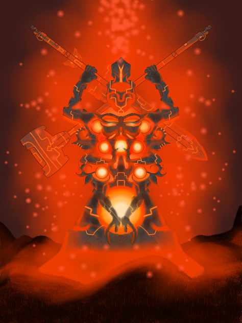 HOLLY FIRE MACHINA GOD - ibisPaint