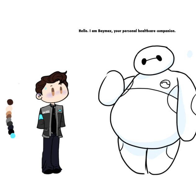 Robo Cop meets Robo Doc - ibisPaint