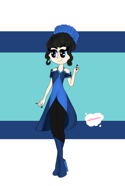 chalotte blue moda 3 - ibisPaint