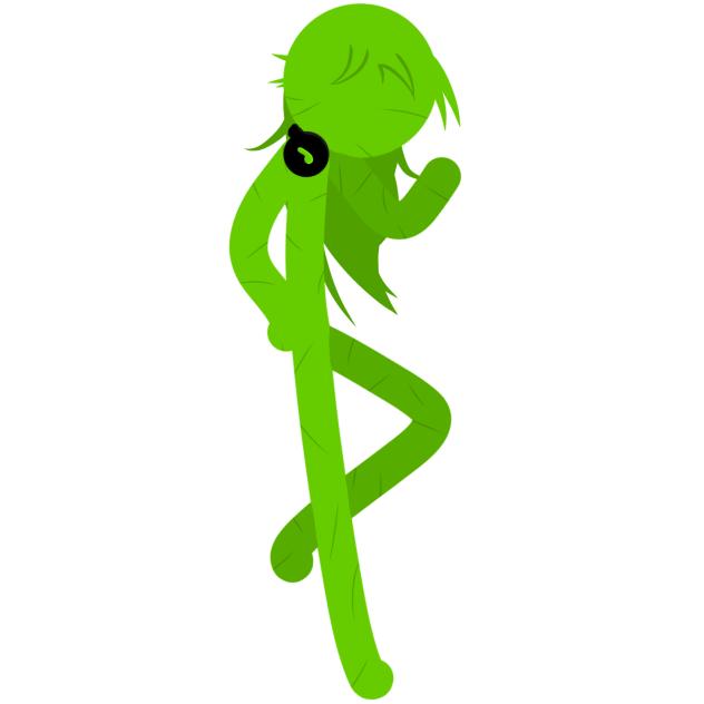 Alan Becker Green(MyStyle)Female - ibisPaint