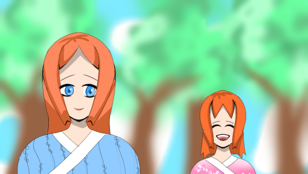 sataka and her sister emi - ibisPaint