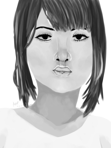 Gray scale realism 6.17.17 - ibisPaint