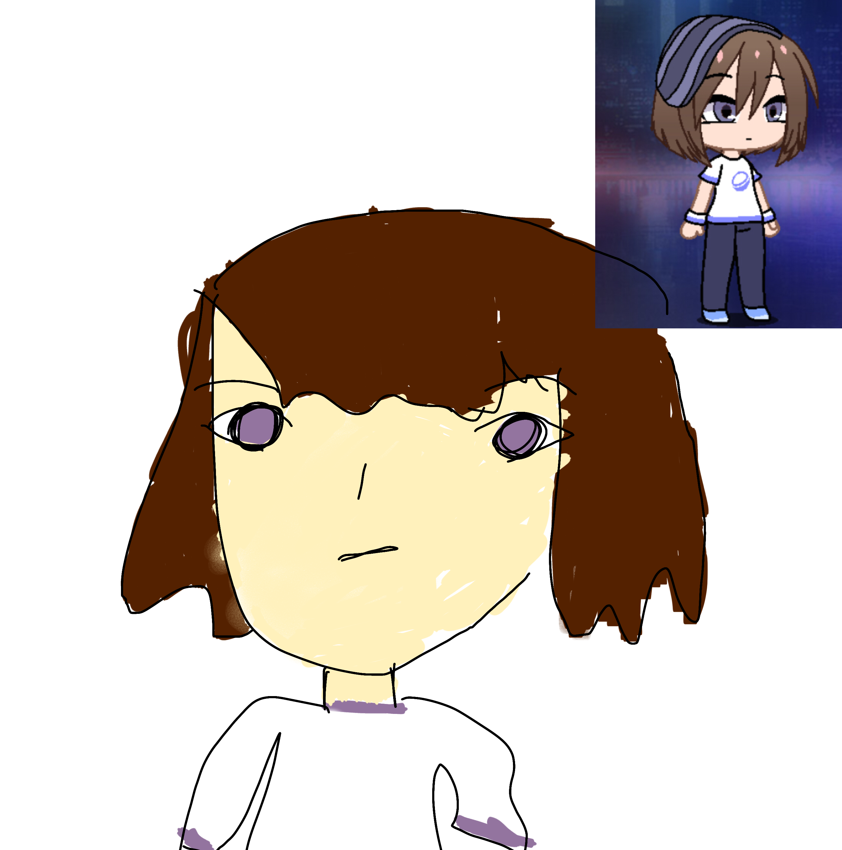 Trying to copy Gacha - ibisPaint