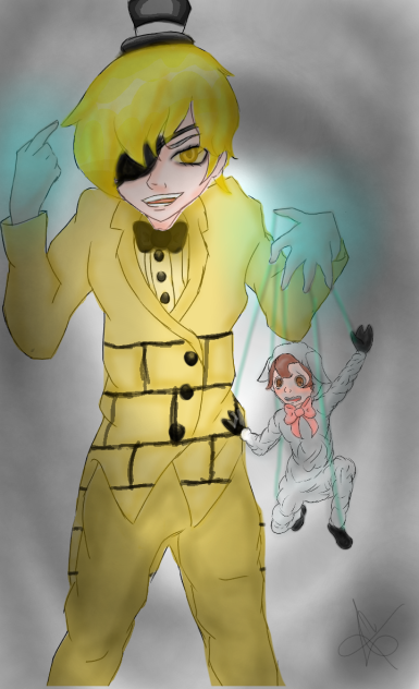 dipper pines and Bill cipher - ibisPaint