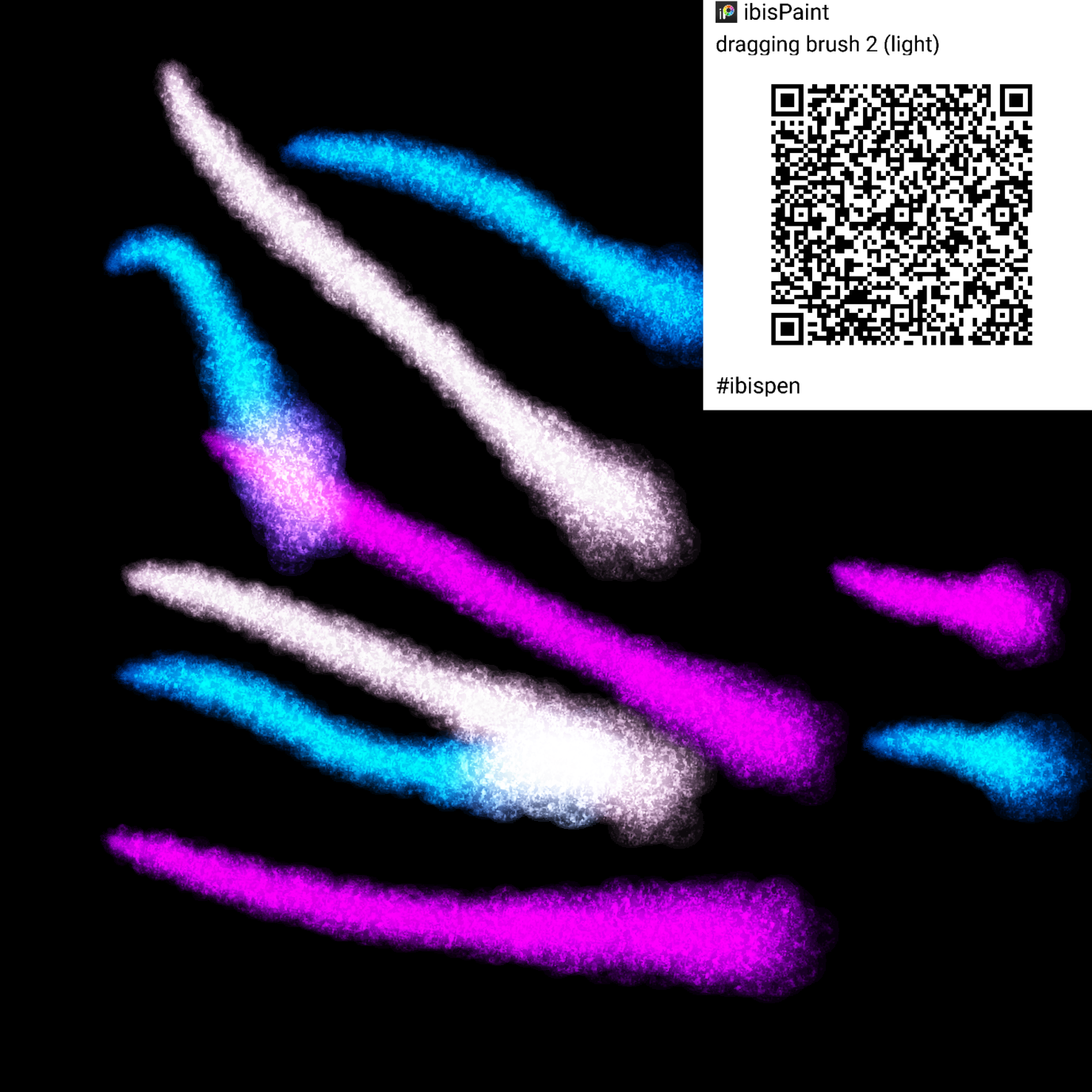 dragging brush 2 light - ibisPaint