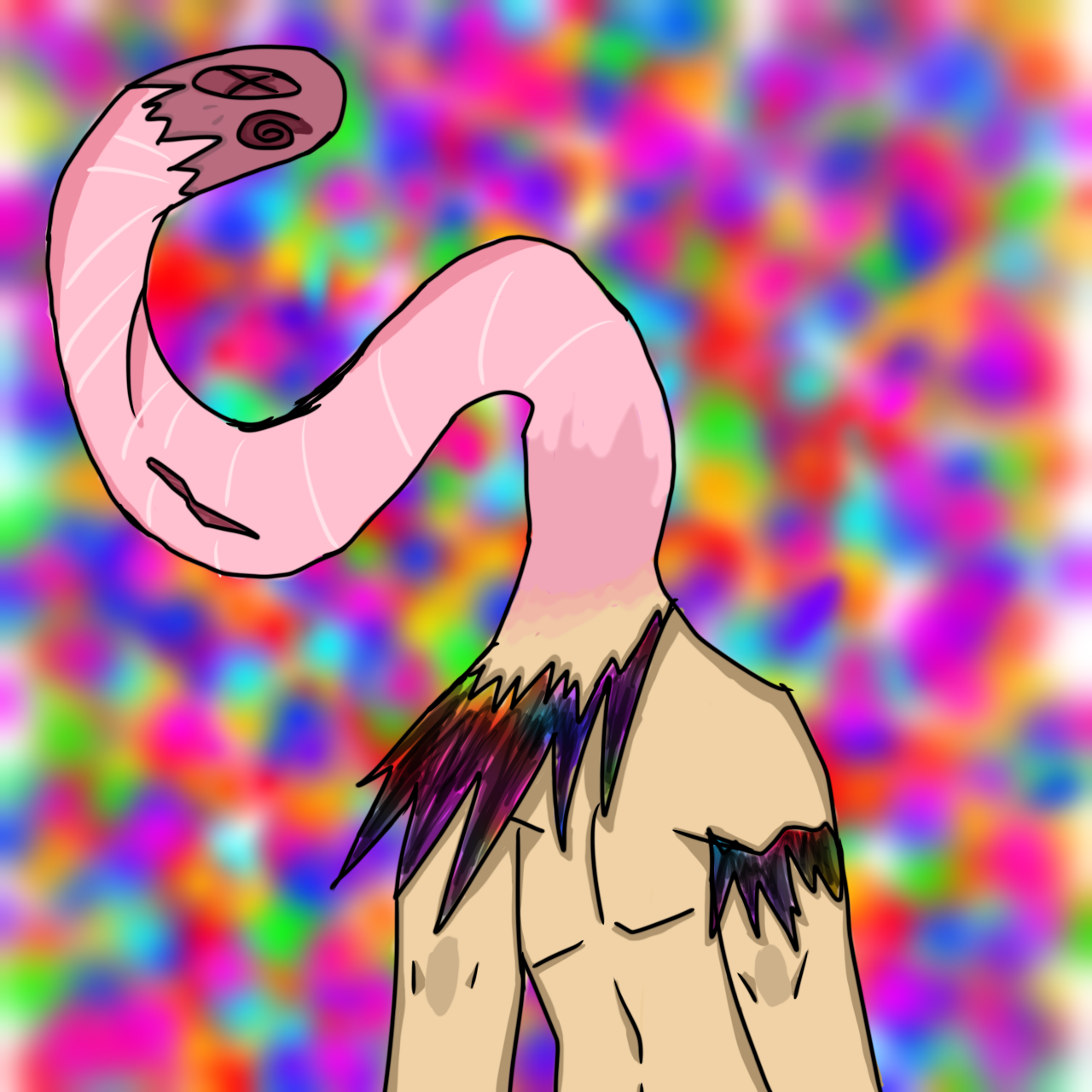 Worm man - ibisPaint