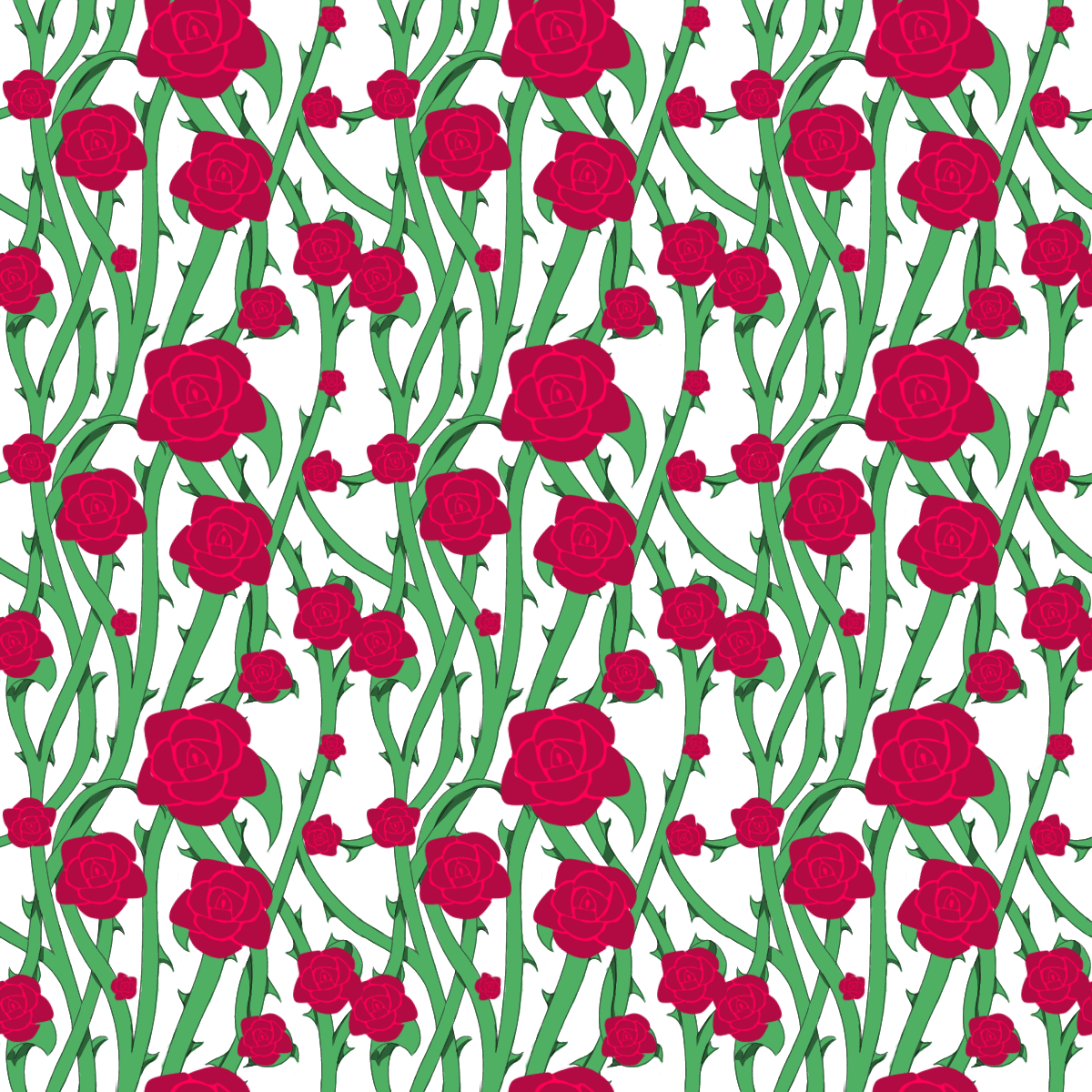rose_vines_tiles_flat - ibisPaint