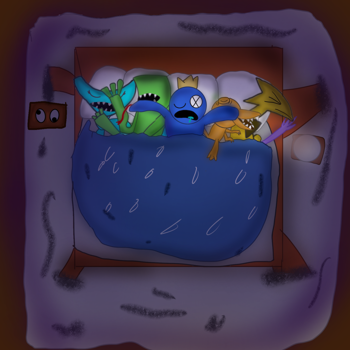 Rainbow bedtime - ibisPaint