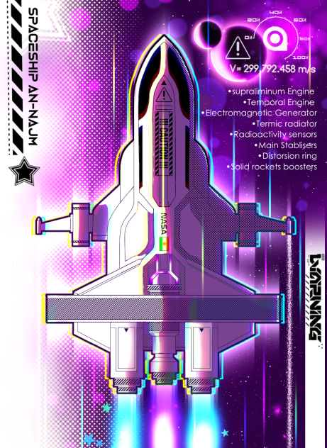 Spaceship An Najm - ibisPaint