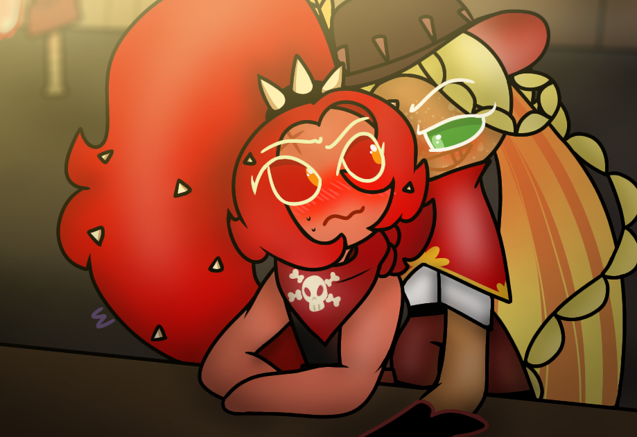 Chilli peper cookie x Rye cookie - ibisPaint